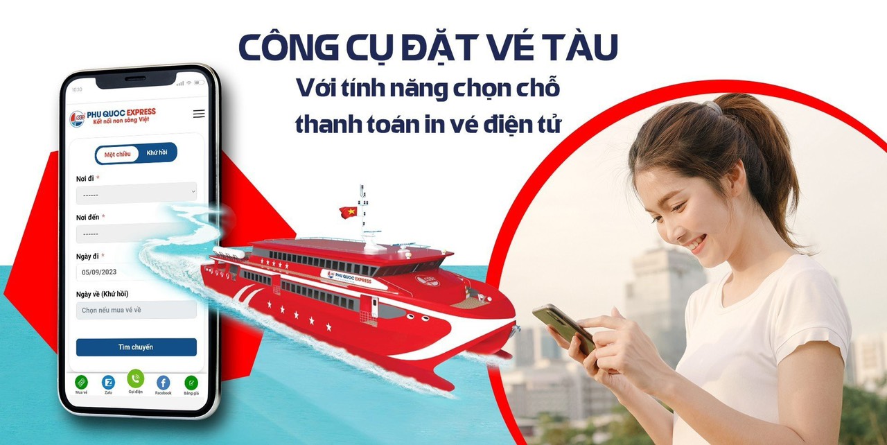 Đặt vé tàu Phú Quốc Express - Phu Quoc Express